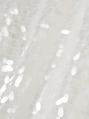 Norma Kamali Paillette-embellished Tulle Mini Dress