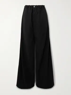Balenciaga Lyocell-poplin Wide-leg Trousers