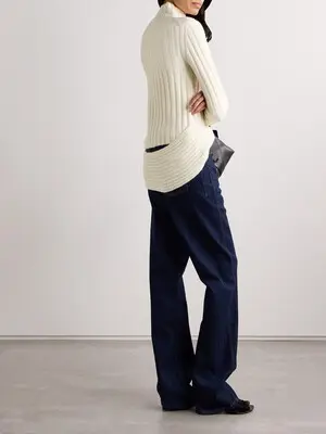 Proenza Schouler Haven Ribbed Wool-blend Turtleneck Sweater