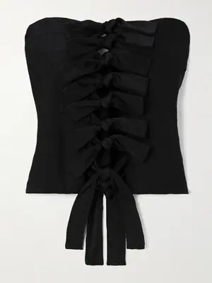 Coperni Strapless Knotted Cutout Top