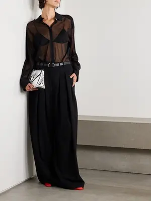 Proenza Schouler Smithson Silk-organza Blouse