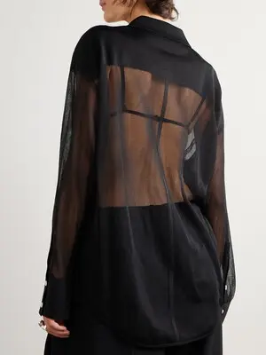 Proenza Schouler Smithson Silk-organza Blouse