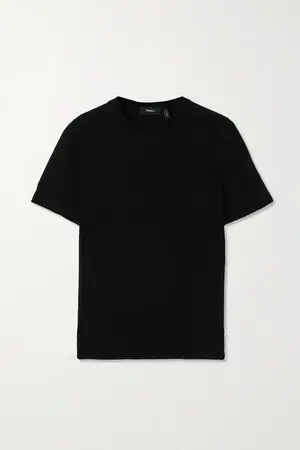 Theory Short-sleeve Cashmere Sweater
