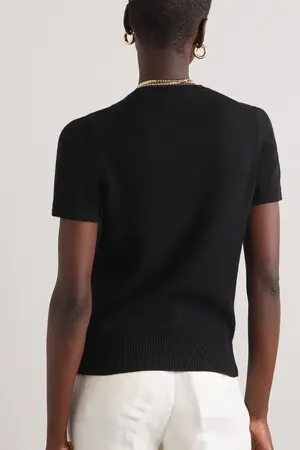 Theory Short-sleeve Cashmere Sweater