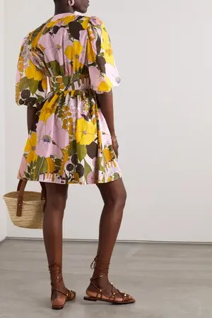 La DoubleJ Margherita Printed Mini Dress