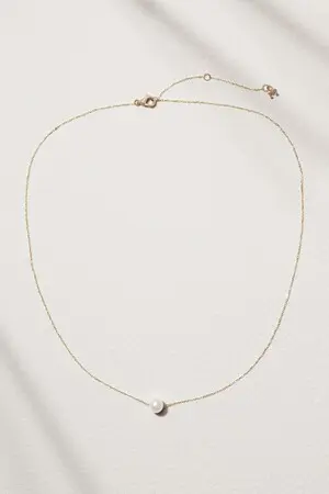 Mateo 14-karat Pearl Chain Necklace