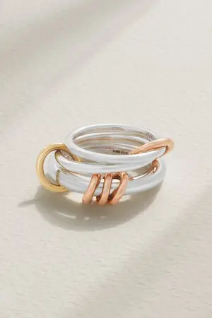 SPINELLI KILCOLLIN Orion Set Of Three Rings - Silver