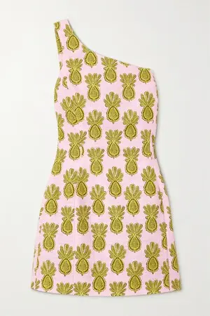 La DoubleJ Bold One-shoulder Mini Dress