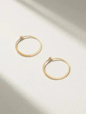 MELISSA JOY MANNING 14-karat Hoop Earrings - Gold