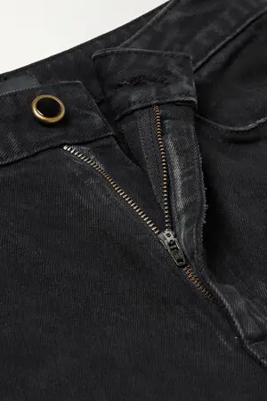 Khaite Abigail Cropped Straight-leg High-rise Jeans