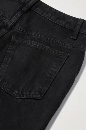Khaite Abigail Cropped Straight-leg High-rise Jeans