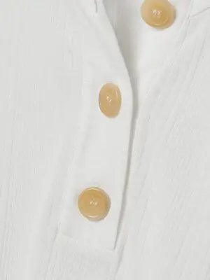 Khaite Janelle Ribbed Bodysuit - Neutrals