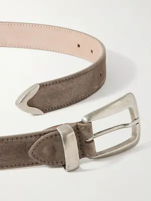 Khaite Benny Suede Belt