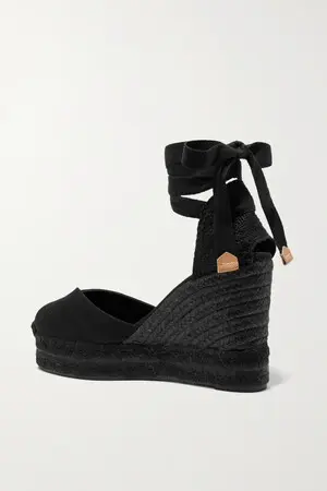 CastaÑer Chiara 80 Canvas Wedge Espadrilles