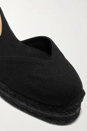 CastaÑer Chiara 80 Canvas Wedge Espadrilles