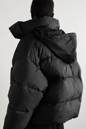 Balenciaga Cropped Quilted Padded Jacket