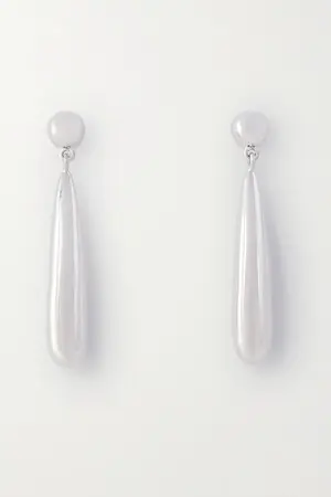 SOPHIE BUHAI Net Sustain Drop Earrings - Silver