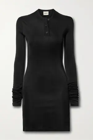 Khaite Byron Jersey Mini Dress