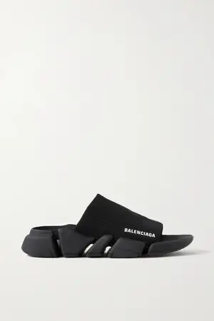 Balenciaga Speed 2.0 Stretch-knit Slides