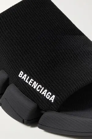 Balenciaga Speed 2.0 Stretch-knit Slides