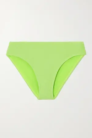 Good American Sparkle Metallic Bikini Briefs - Green