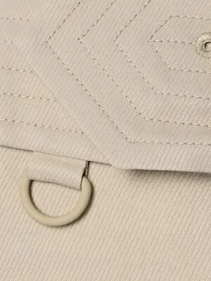 Burberry Belted Twill Skirt