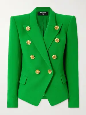 Balmain Notched Lapel Blazers For Women