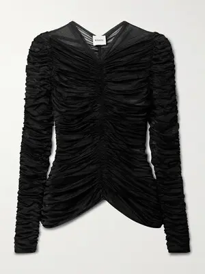 Khaite Sheer Blouses