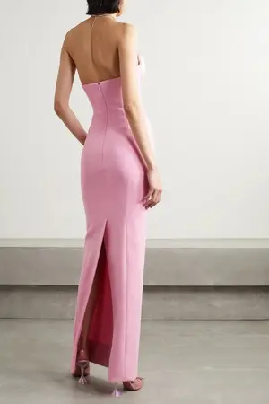 Carolina Herrera Strapless Ruched Gown