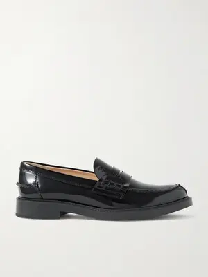 TOD'S Gomma Basso 59c Patent-leather Loafers