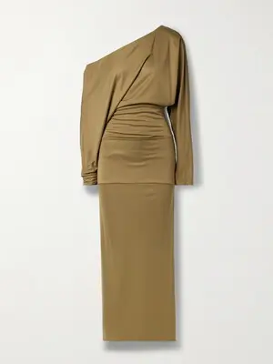 Khaite Junet One-shoulder Maxi Dress