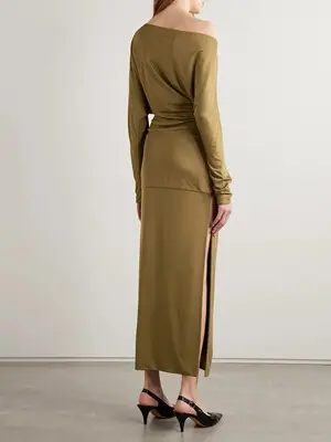 Khaite Junet One-shoulder Maxi Dress
