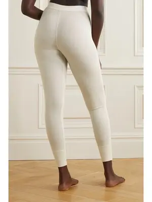 SKIMS Thermal Ribbed Cotton-blend Leggings