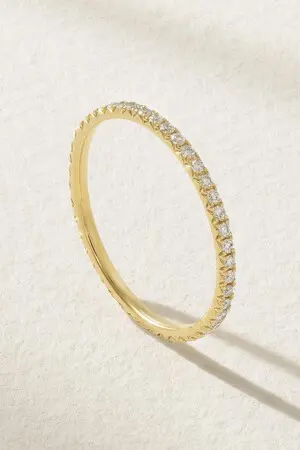 ANITA KO Eternity 18-karat Diamond Ring - Gold