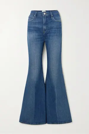 FRAME Net Sustain The Extreme High-rise Flared Jeans