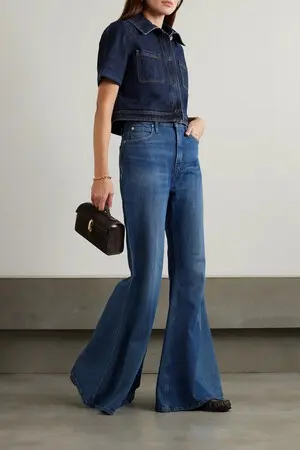 FRAME Net Sustain The Extreme High-rise Flared Jeans