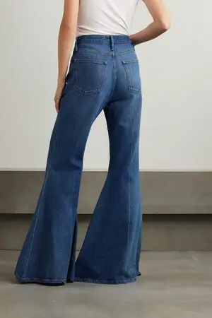 FRAME Net Sustain The Extreme High-rise Flared Jeans
