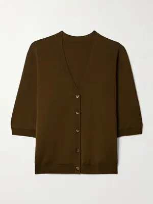 Khaite Tedi Wool-blend Cardigan