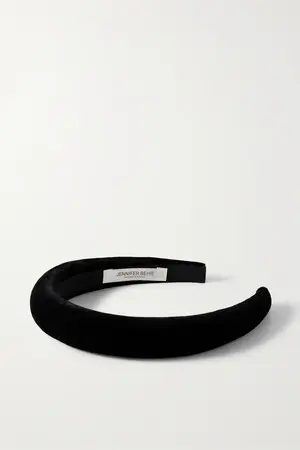 JENNIFER BEHR Tori Velvet Headband - Black