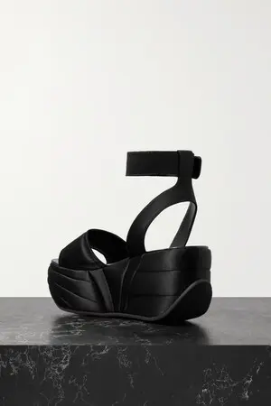Emilio Pucci Satin Platform Sandals