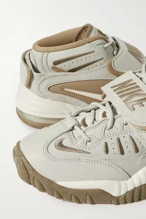 Nike Adjust Force Leather And Suede Sneakers