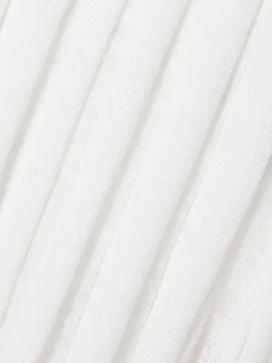 Loro Piana Balloon Pleated Linen Wide Leg Trousers