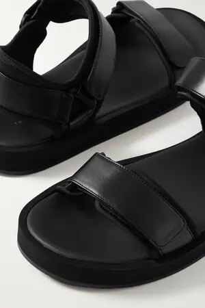 THE ROW Hook And Loop Leather Sandals