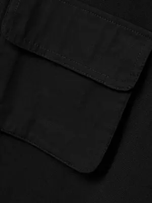 Acne Studios Cotton-poplin Trimmed Mesh Midi Skirt