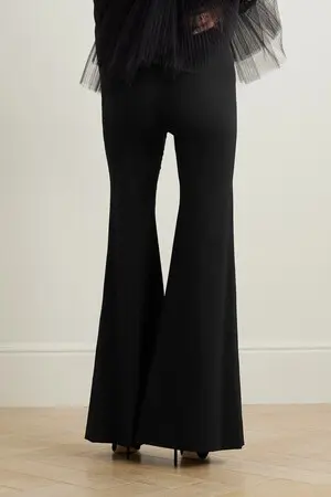 Carolina Herrera Wool-blend Flared Trousers