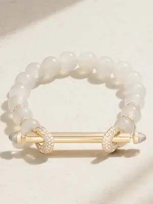 ANANYA Chakra 18-karat Multi-stone Bracelet - Gold
