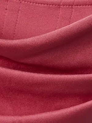 Alex Perry Strapless Satin-crepe Midi Dress