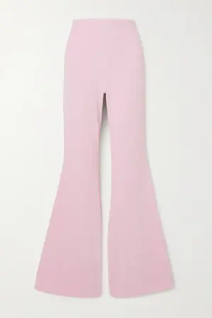 Alexander Wang Stretch-cotton Velour Flared Pants