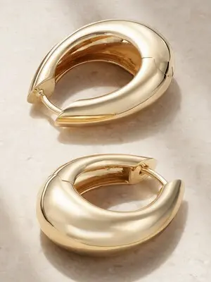 ANANYA Chakra Icon 18-karat Hoop Earrings