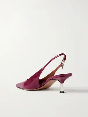 Paris Texas Bettina Patent-leather Slingback Pumps